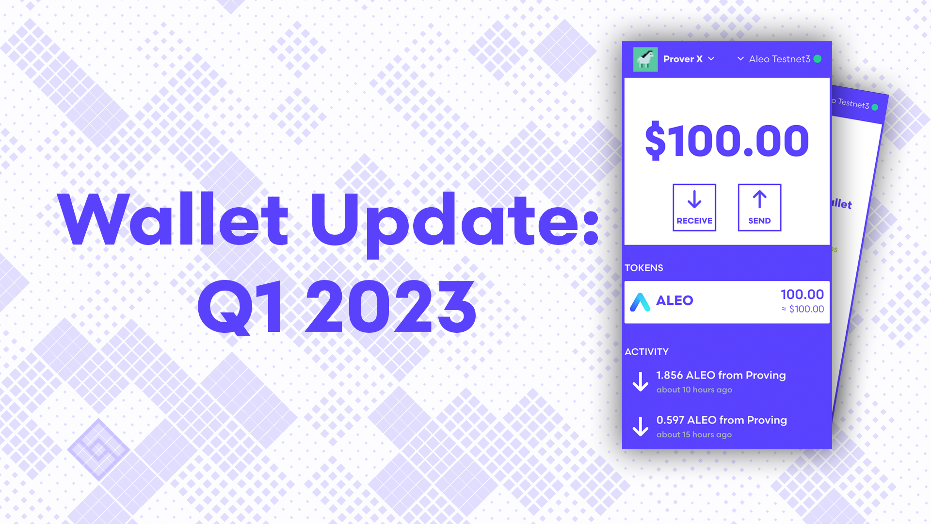 Wallet Update: Introducing a Seamless Experience for Managing your Aleo Rewards